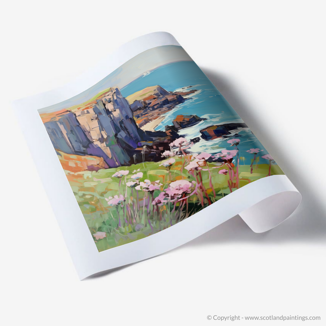 Sea Thrift on St Abbs Head Cliffs: An Impressionist Journey – Scotland ...