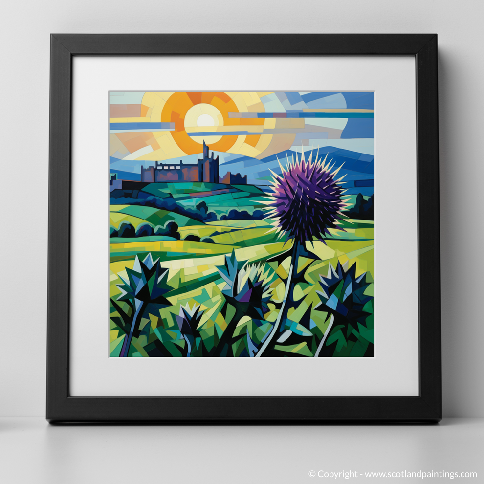 Cubist Thistle and Stirling Castle: A Scottish Landscape Reimagined ...