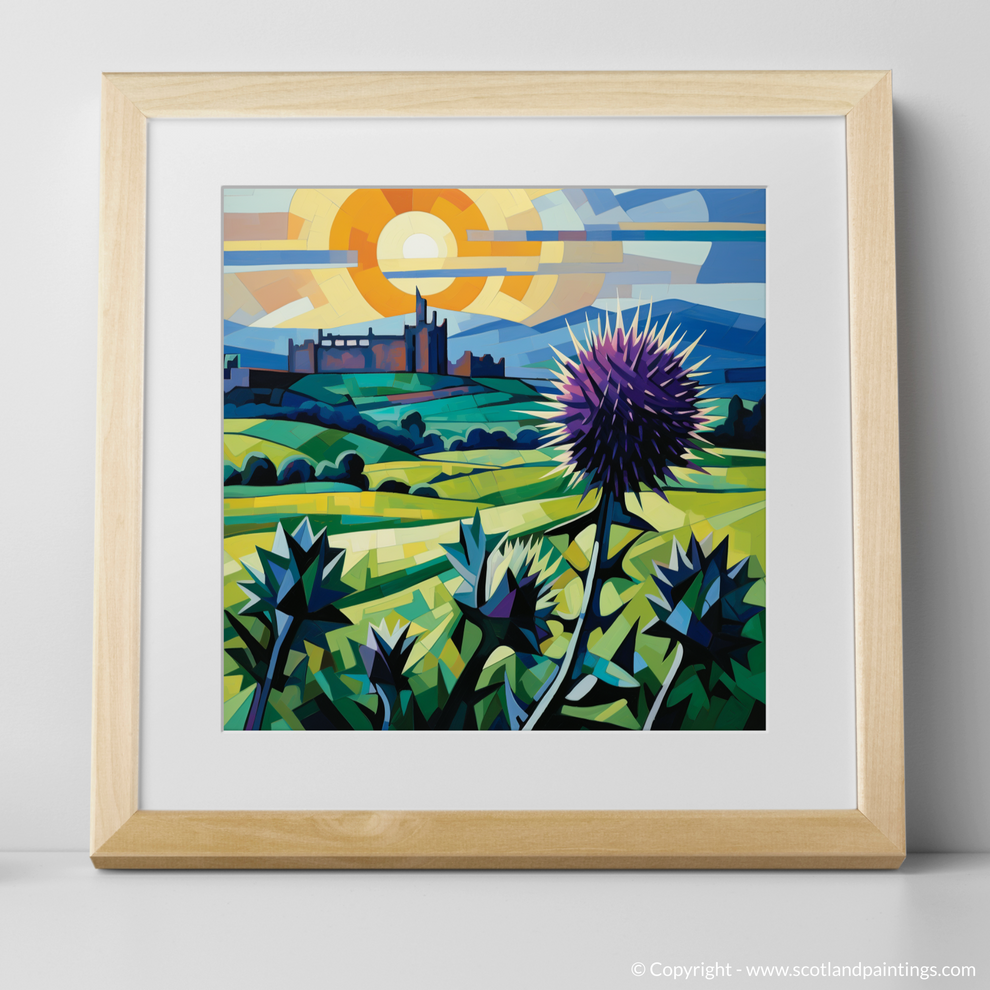 Cubist Thistle and Stirling Castle: A Scottish Landscape Reimagined ...