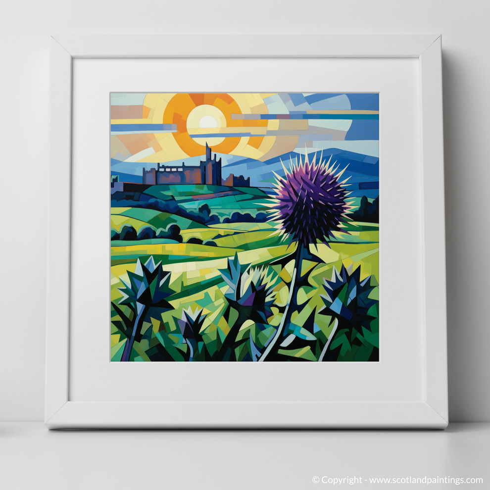 Cubist Thistle and Stirling Castle: A Scottish Landscape Reimagined ...