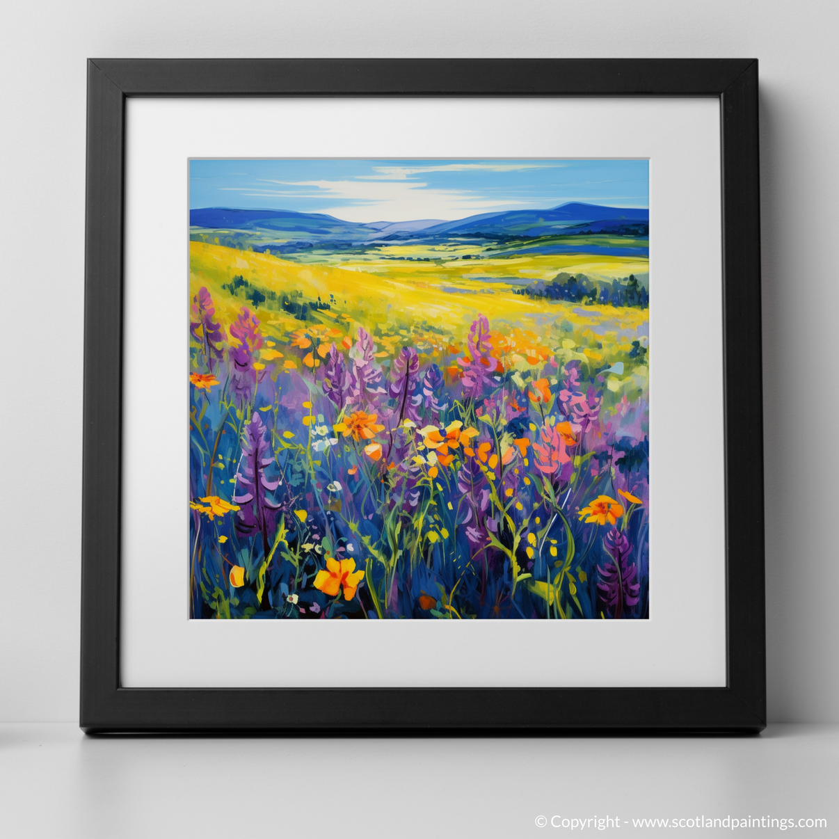 Wildflower Rhapsody: A Scottish Meadow in Fauvist Hues – Scotland ...