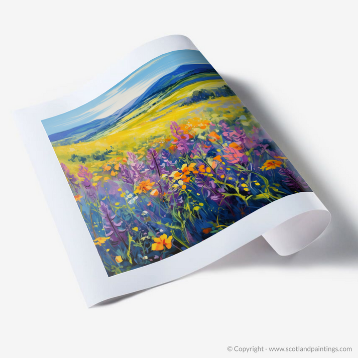 Wildflower Rhapsody: A Scottish Meadow in Fauvist Hues – Scotland ...