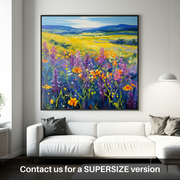 Wildflower Rhapsody: A Scottish Meadow in Fauvist Hues – Scotland ...