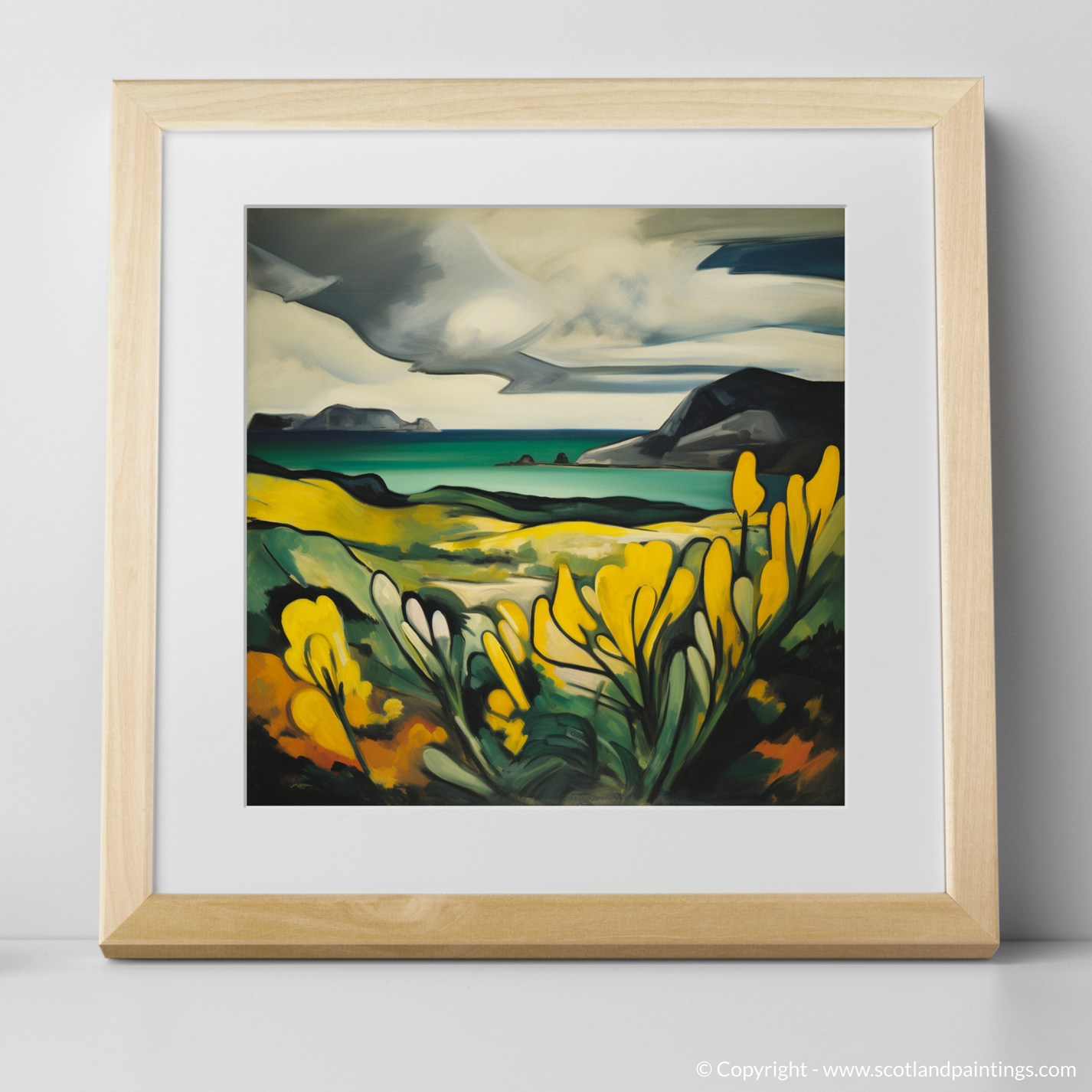 Gorse in the Heathlands of Isle of Harris: Abstract Impressions of Sco ...