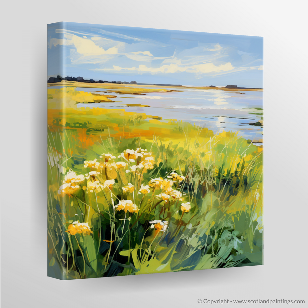 Salt Marsh Serenade: An Impressionistic Tribute to Scottish Coastal Fl ...