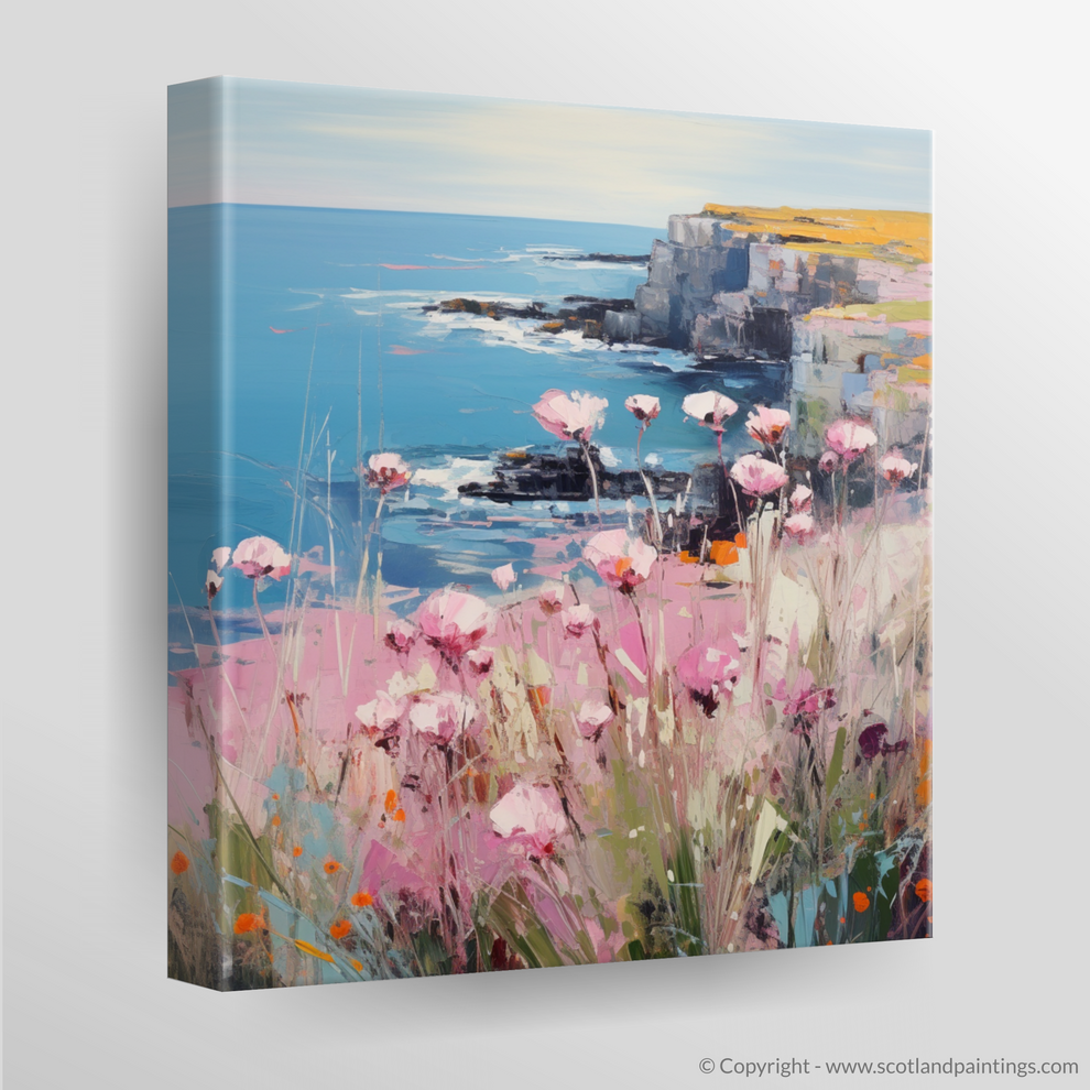 Sea Thrift Elegance: A Color Field Tribute to St Abbs Head – Scotland ...