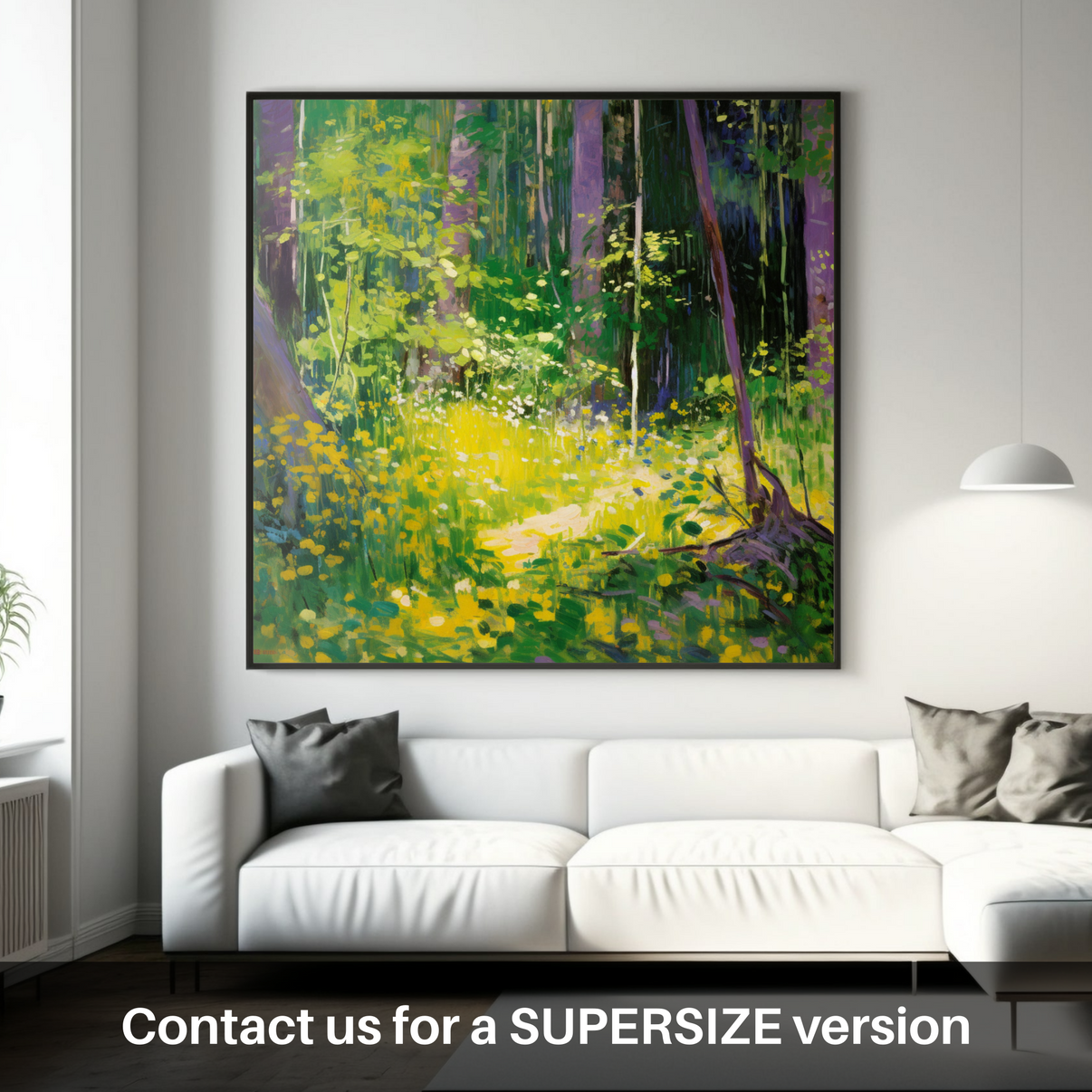 Enchanted Canopies of Rothiemurchus Forest – Scotland Paintings and Art ...