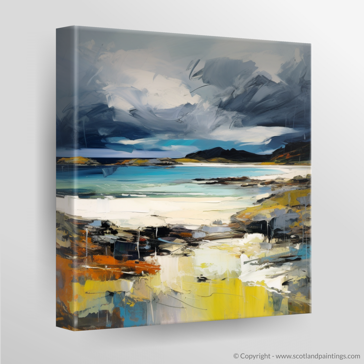 Tempestuous Arisaig: An Abstract Expressionist Ode to the Scottish Coa ...