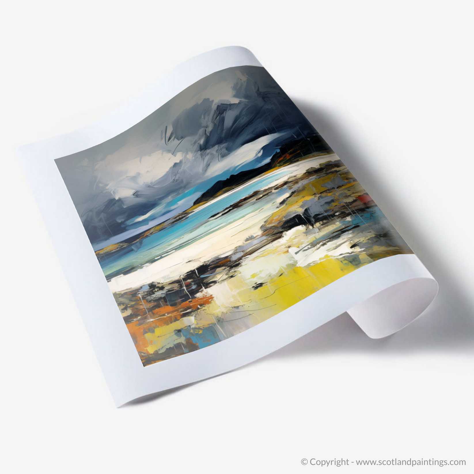 Tempestuous Arisaig: An Abstract Expressionist Ode to the Scottish Coa ...