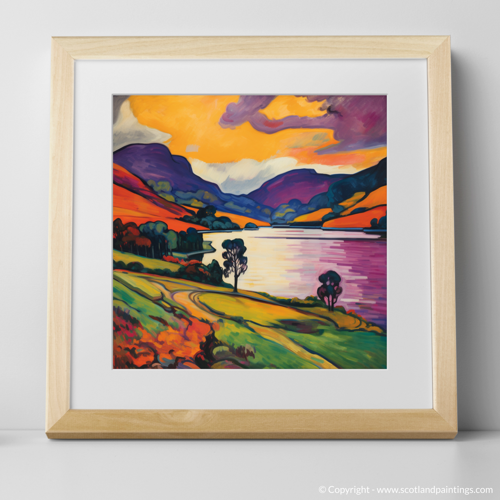 Fauvist Fervour at Loch Earn: A Scottish Landscape Reimagined ...