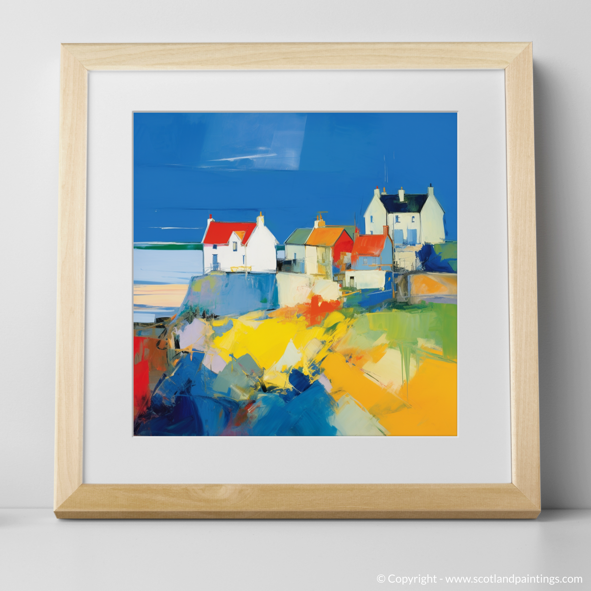 Abstract Essence of Findhorn Moray – Scotland Paintings and Art Prints