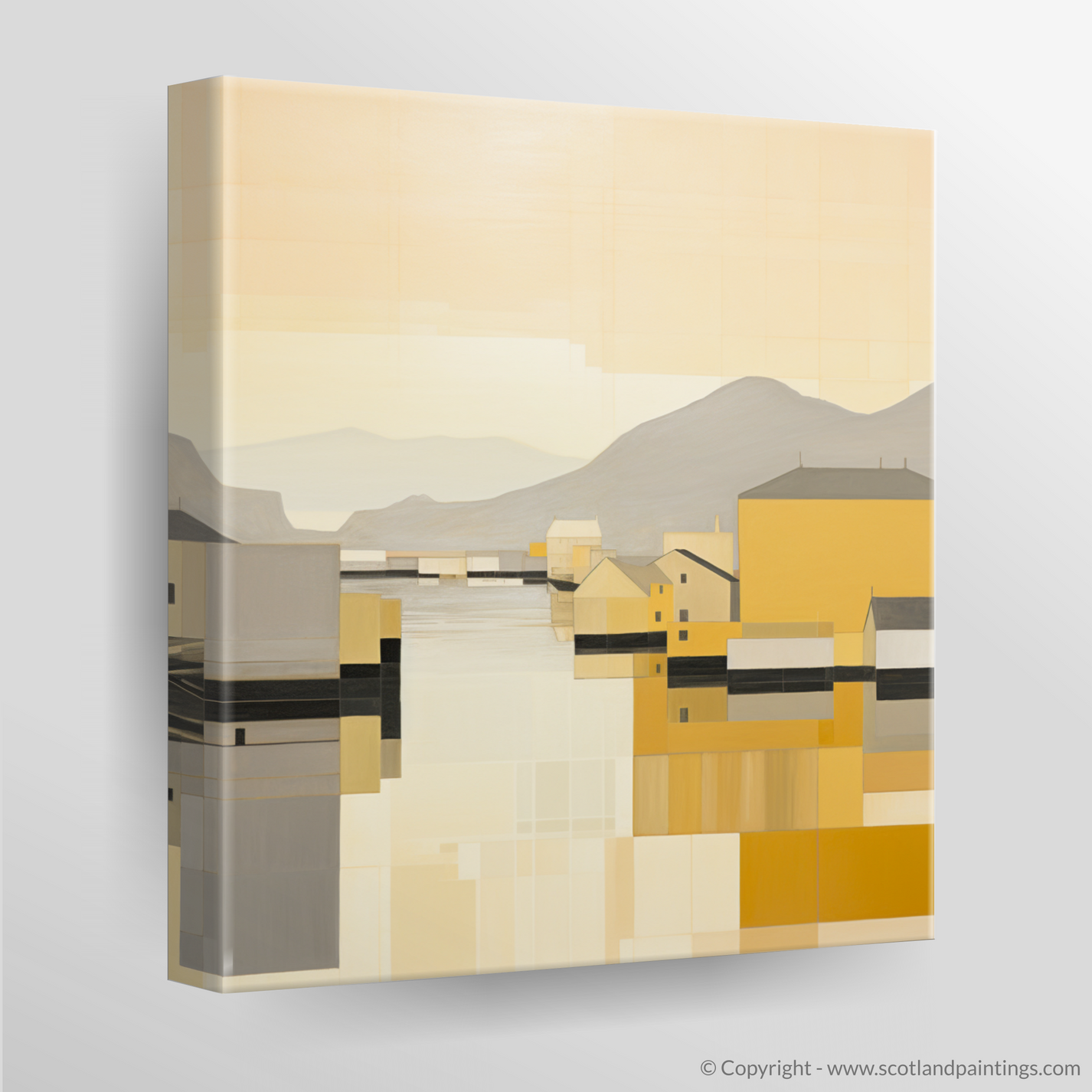 Golden Hour at Castlebay Harbour: An Abstract Scottish Seascape ...