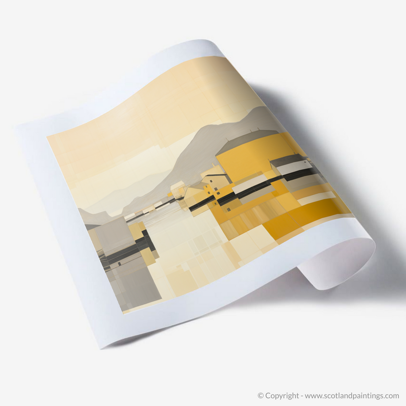 Golden Hour at Castlebay Harbour: An Abstract Scottish Seascape ...