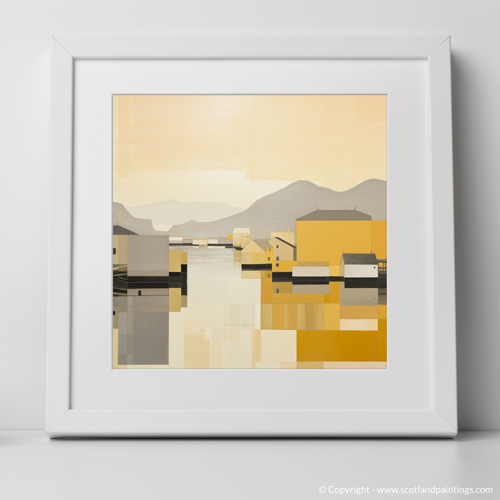Golden Hour at Castlebay Harbour: An Abstract Scottish Seascape ...