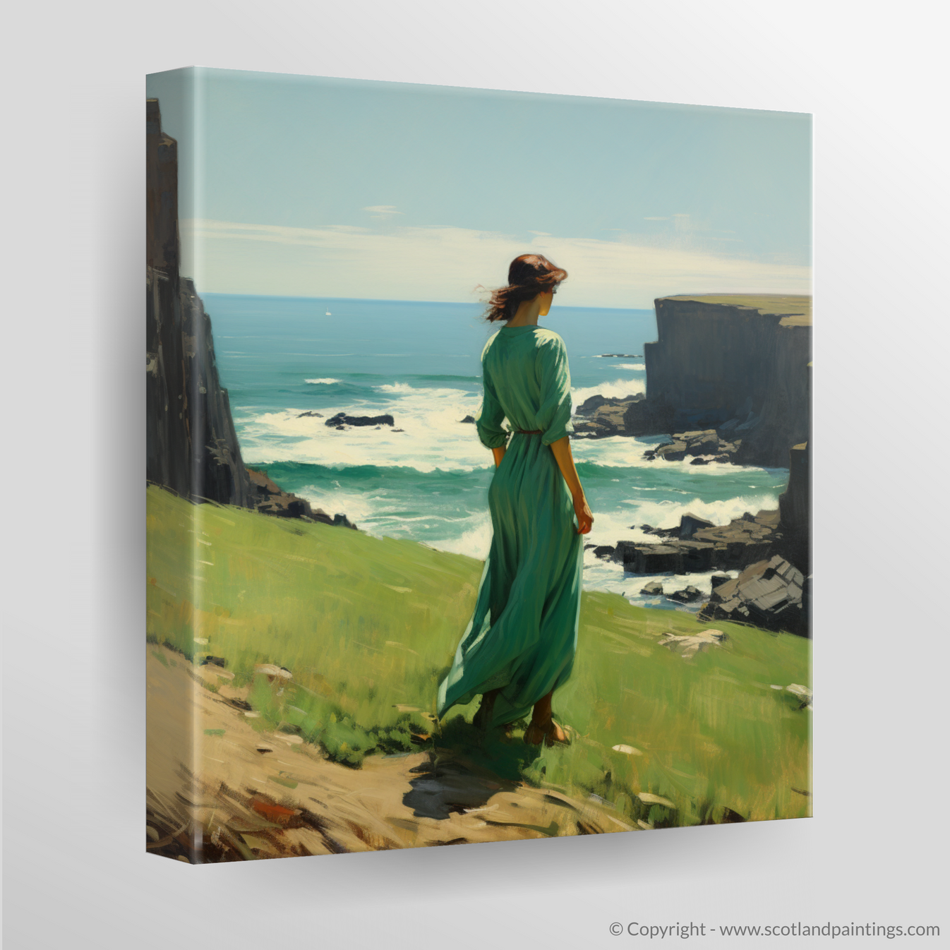 Caithness Cliffs: The Sentinel of Scotland's Shore – Scotland Paintings ...