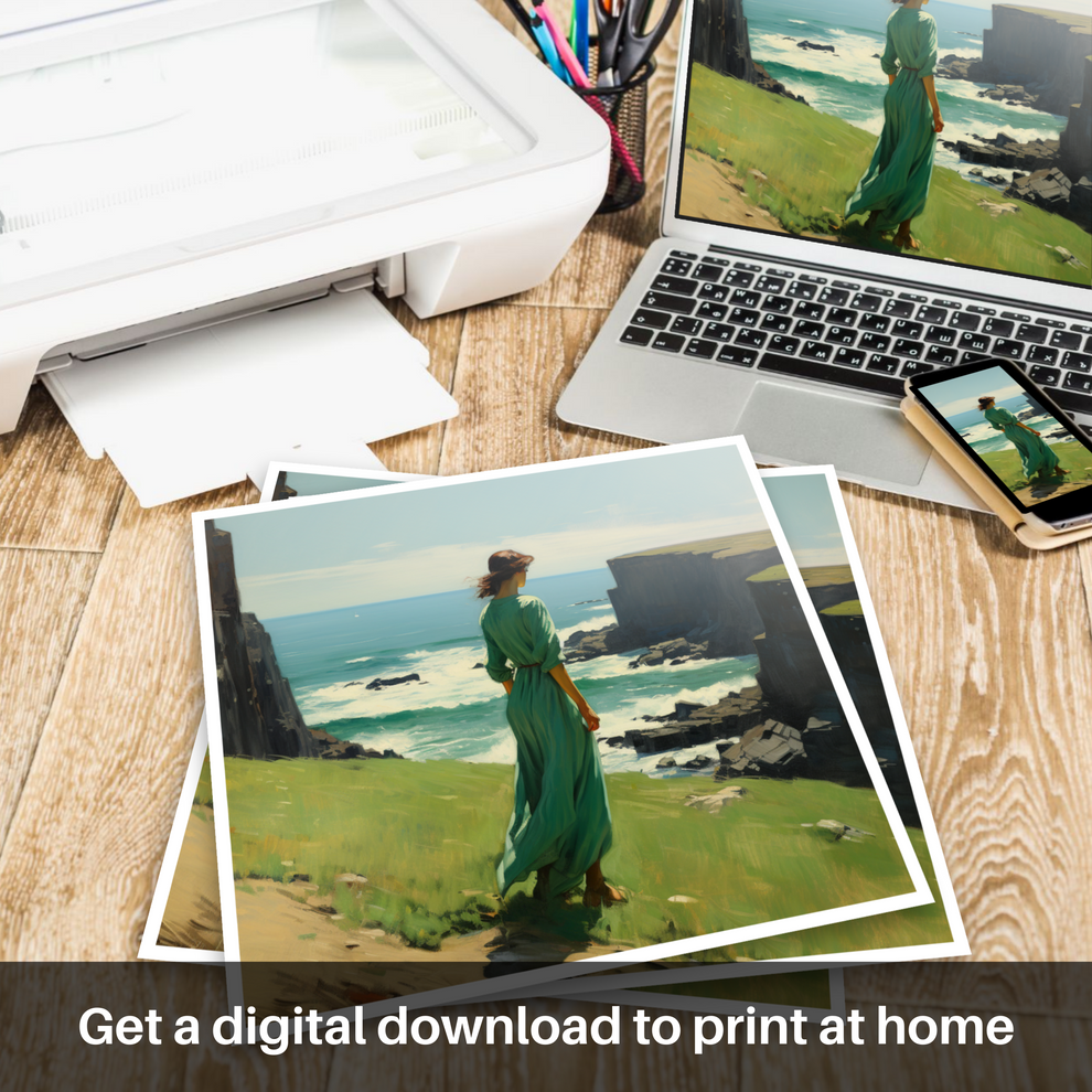 Caithness Cliffs: The Sentinel of Scotland's Shore – Scotland Paintings ...