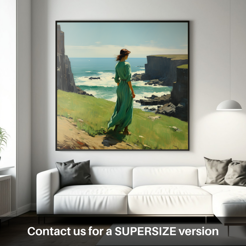 Caithness Cliffs: The Sentinel of Scotland's Shore – Scotland Paintings ...