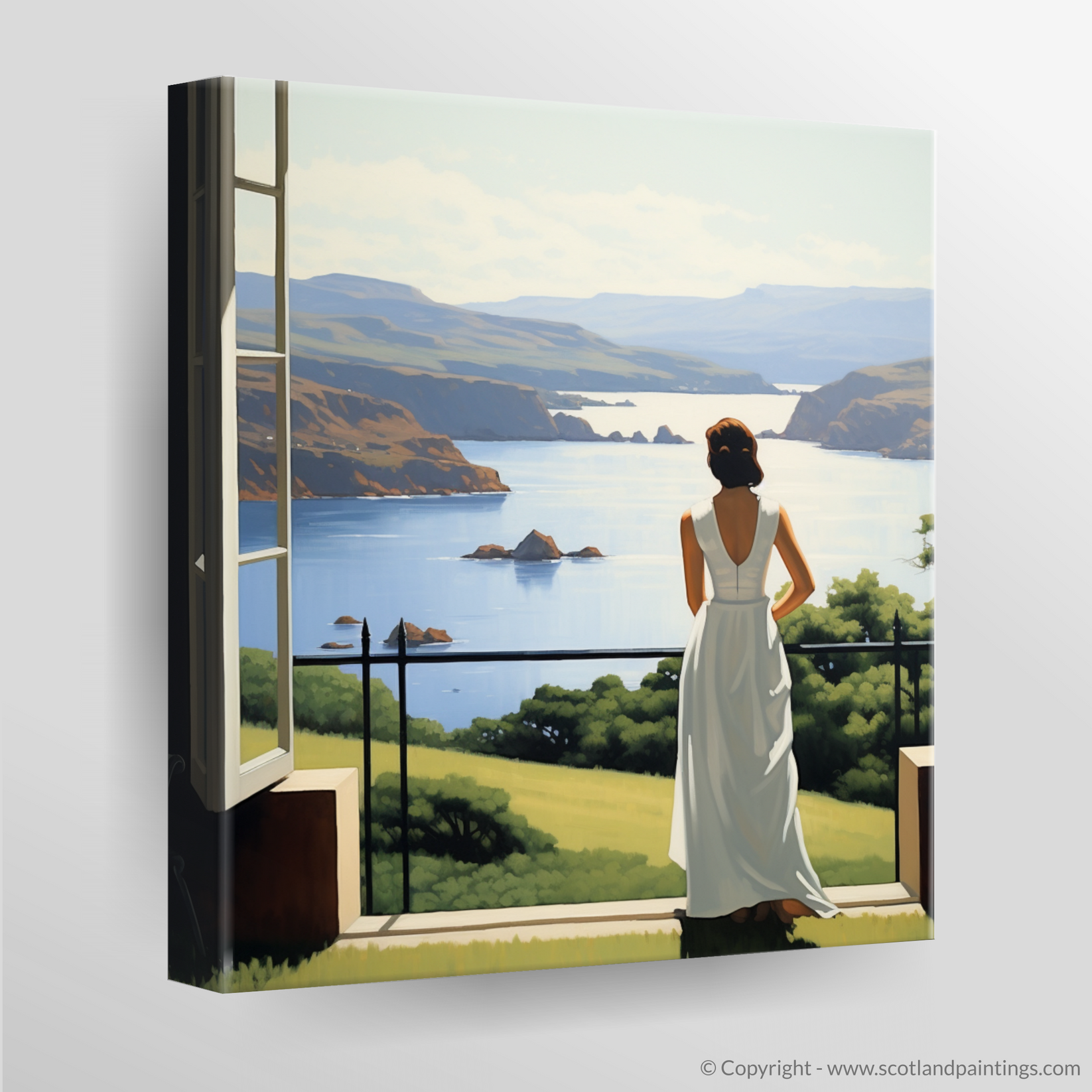 Reflections by the Bay: A Lochinver Serenade – Scotland Paintings and ...