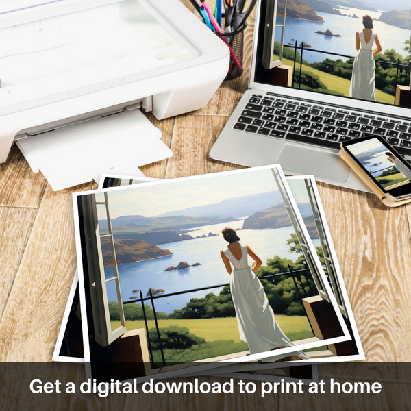 Reflections by the Bay: A Lochinver Serenade – Scotland Paintings and ...