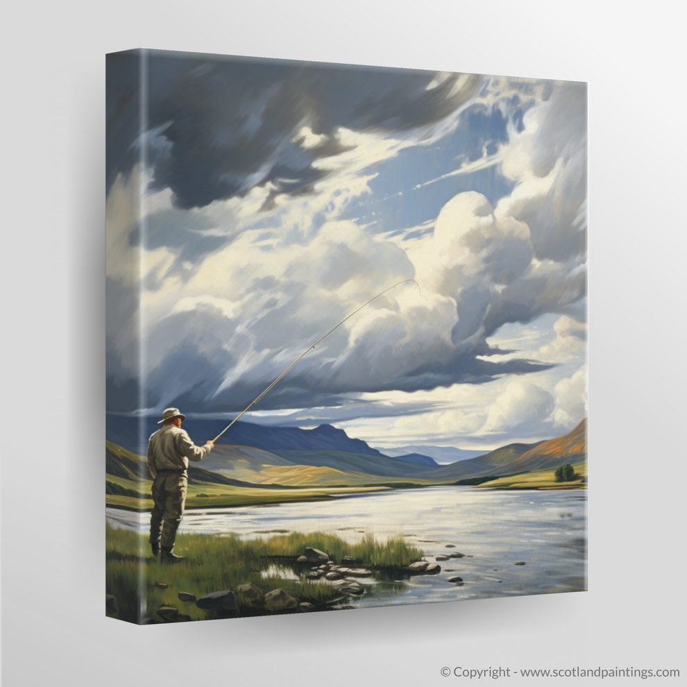 Highland Solitude: Fly Fishing on Loch Leven – Scotland Paintings and ...