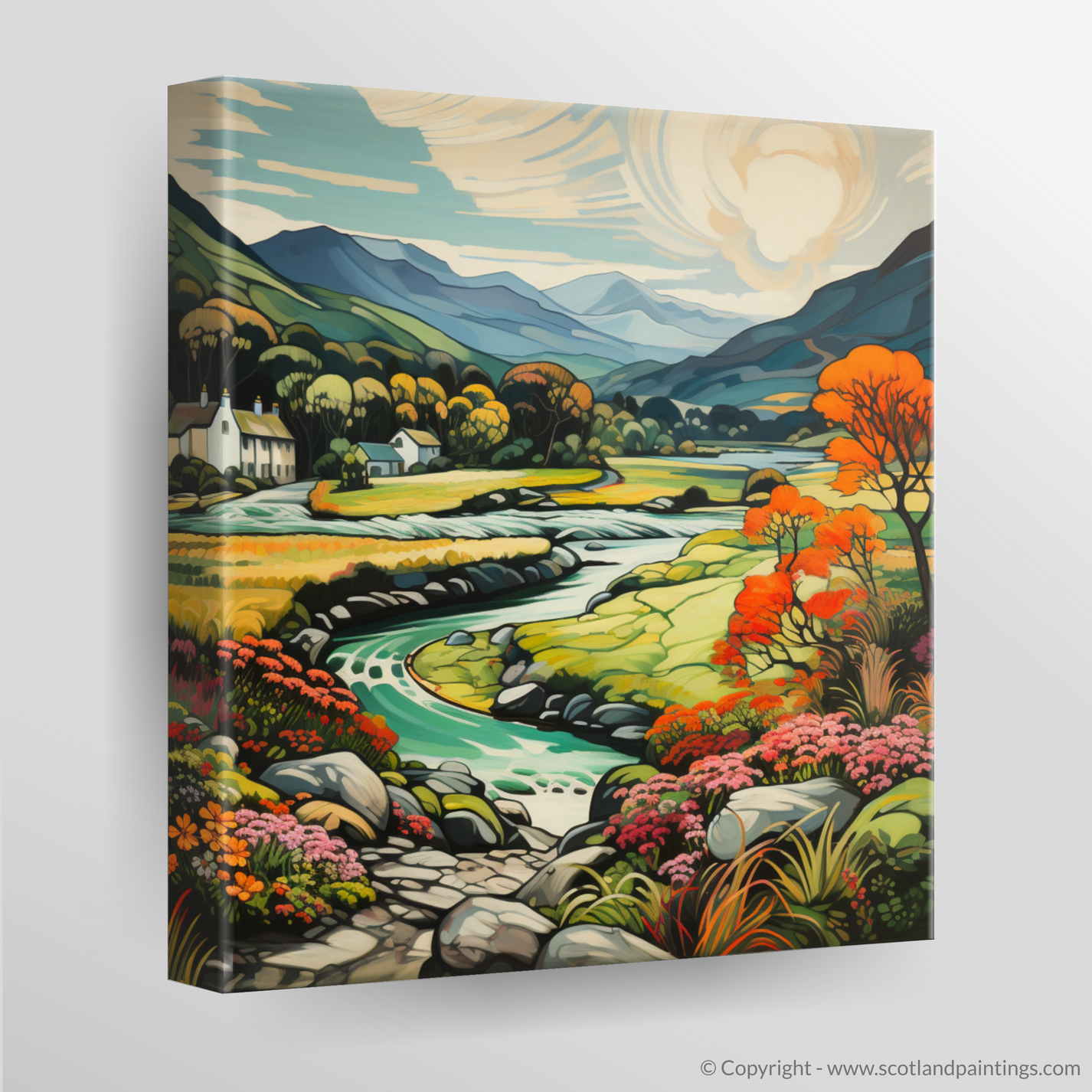 Enchanted Glen Lochay: A Naive Art Tribute to the Scottish Highlands ...