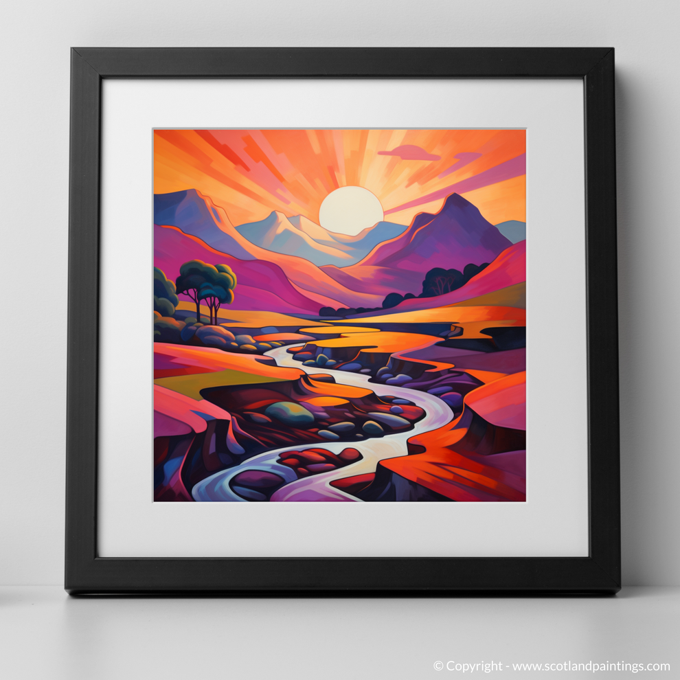 Cubist Twilight: A Surreal Encounter with Glencoe Sunset – Scotland ...