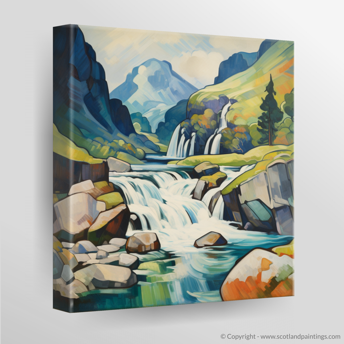 Cubist Cascade: A Geometric Interpretation of Glencoe's Waterfall ...