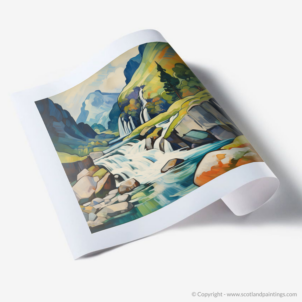 Cubist Cascade: A Geometric Interpretation of Glencoe's Waterfall ...