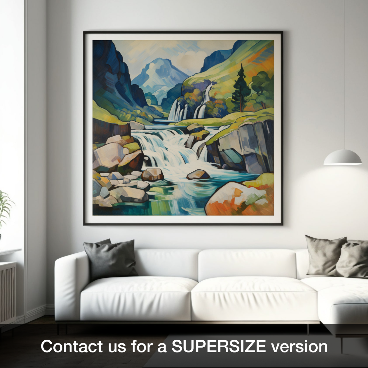 Cubist Cascade: A Geometric Interpretation of Glencoe's Waterfall ...