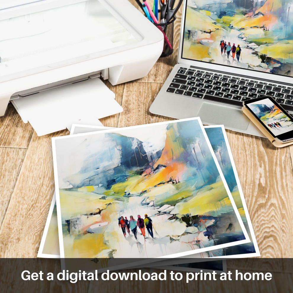 Highland Hikers: An Abstract Ode to Adventure in Glencoe – Scotland ...