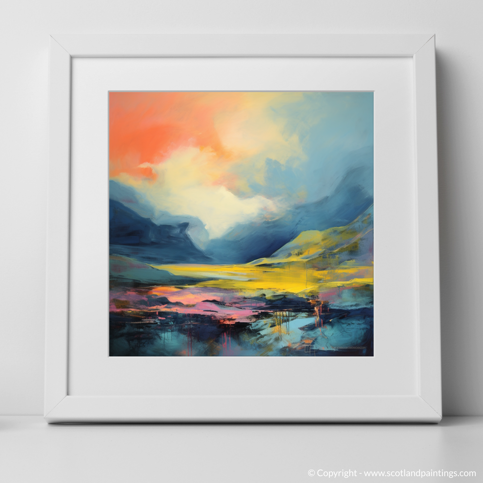 Dramatic Skies over Glencoe: An Abstract Encounter – Scotland Paintings ...