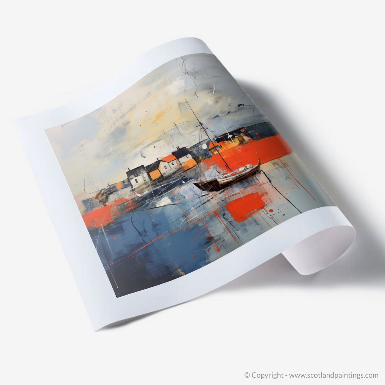 Tempestuous North Berwick Harbour: An Abstract Scottish Seascape ...