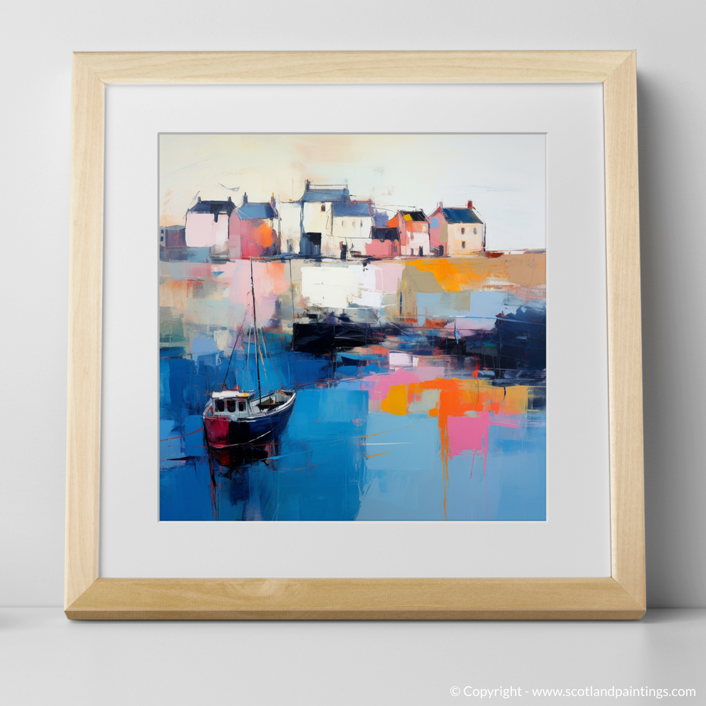 Pittenweem Harbour at Dusk: An Abstract Symphony – Scotland Paintings ...