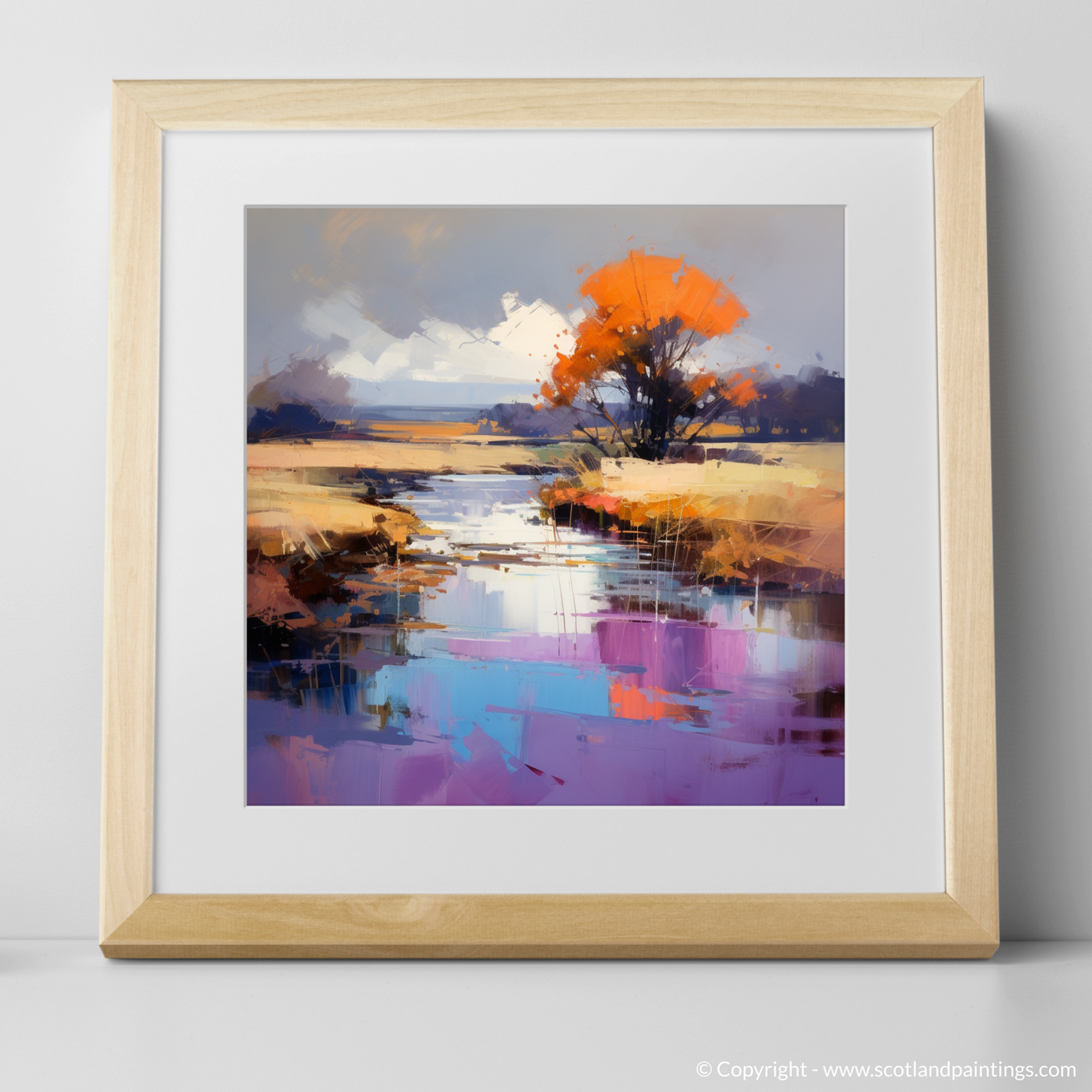 Dance of Colour: River Esk Unleashed – Scotland Paintings and Art Prints