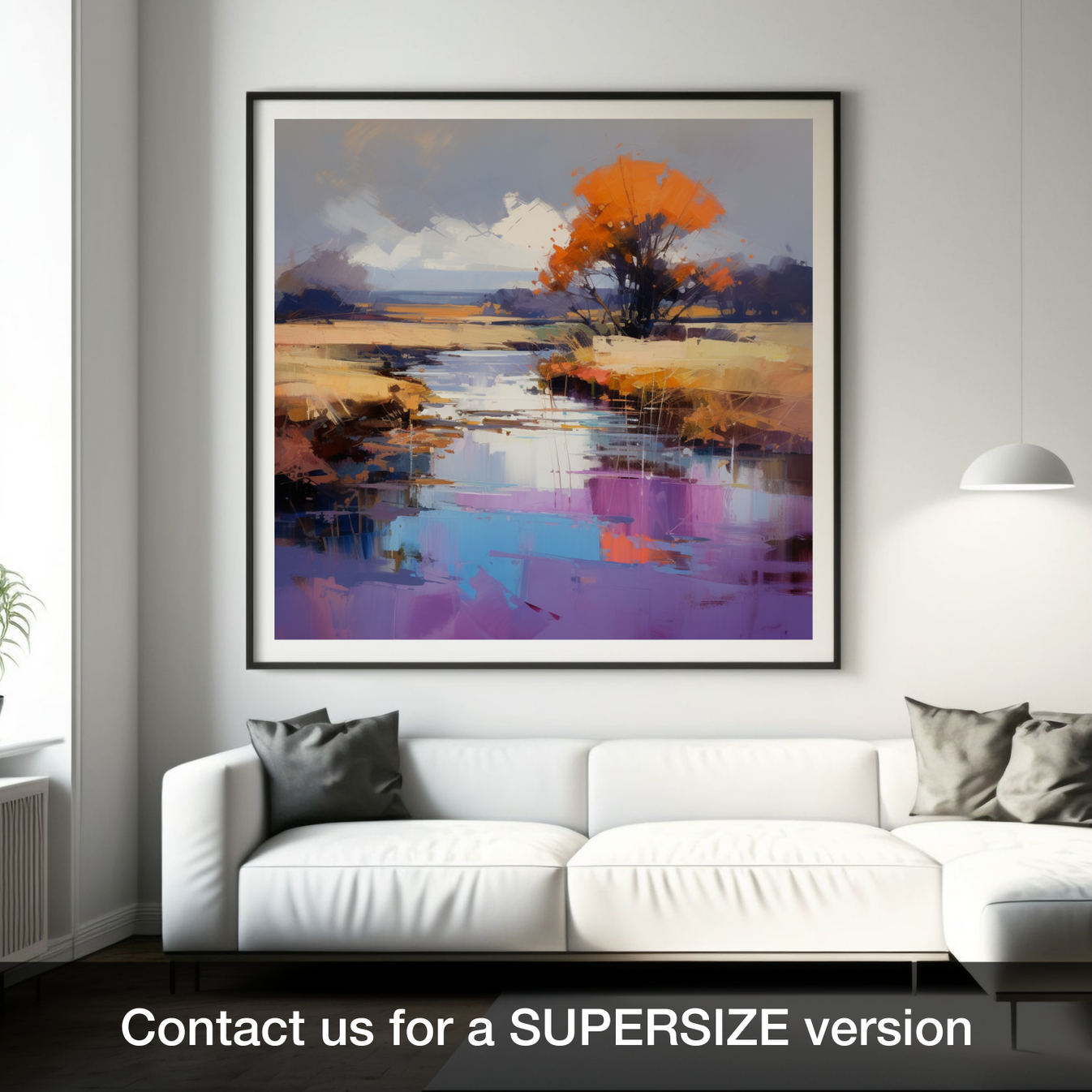 Dance of Colour: River Esk Unleashed – Scotland Paintings and Art Prints