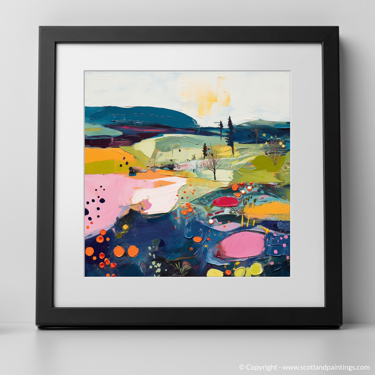 Scottish Heathlands Reimagined: An Abstract Ode to Bilberry and Wild F ...