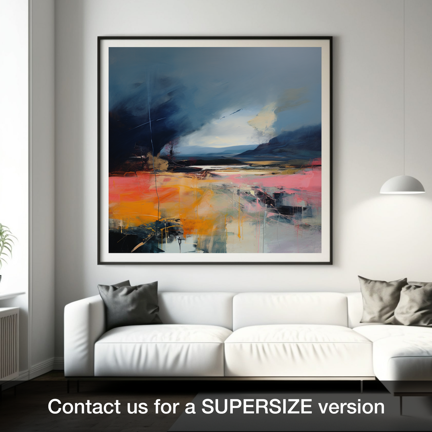 Storm's Embrace: Abstract Echoes of Calgary Bay – Scotland Paintings ...