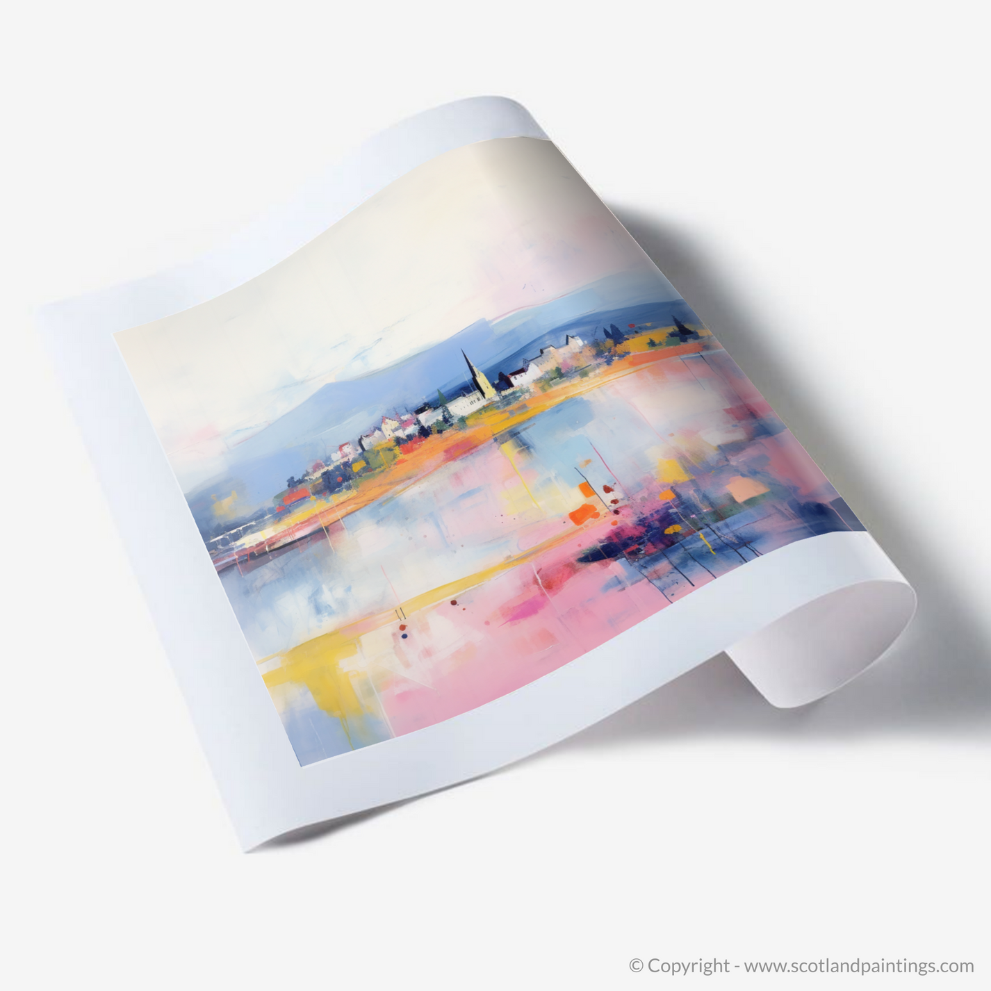Perth's Vibrant Embrace - An Abstract Journey – Scotland Paintings and ...