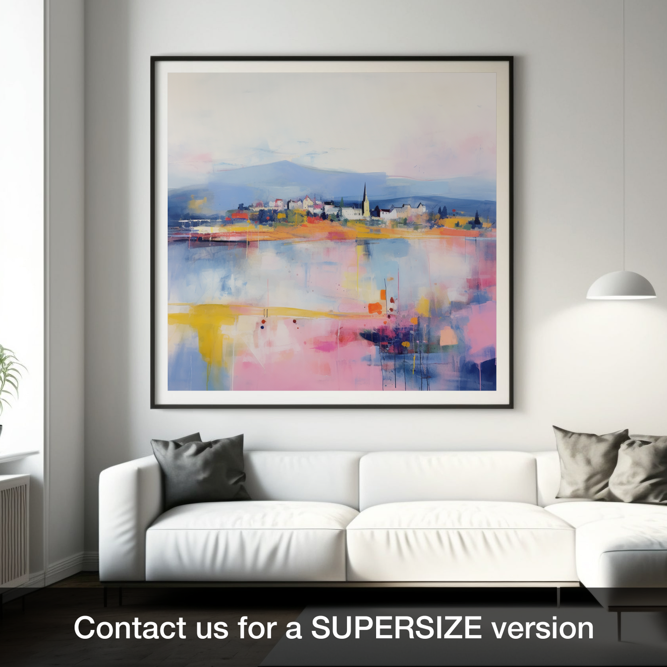 Perth's Vibrant Embrace - An Abstract Journey – Scotland Paintings and ...