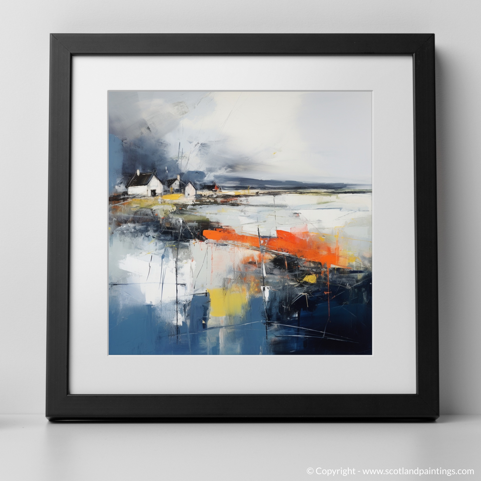 Tempest at Whitehills Harbour: An Abstract Ode to Scottish Seascapes ...