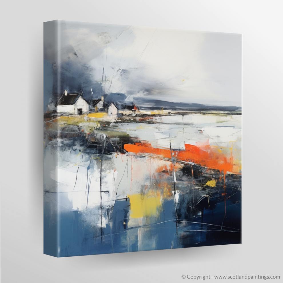 Tempest at Whitehills Harbour: An Abstract Ode to Scottish Seascapes ...