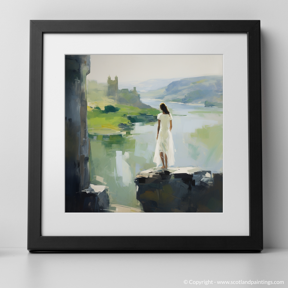 Ethereal Gaze at Urquhart Ruins – Scotland Paintings and Art Prints