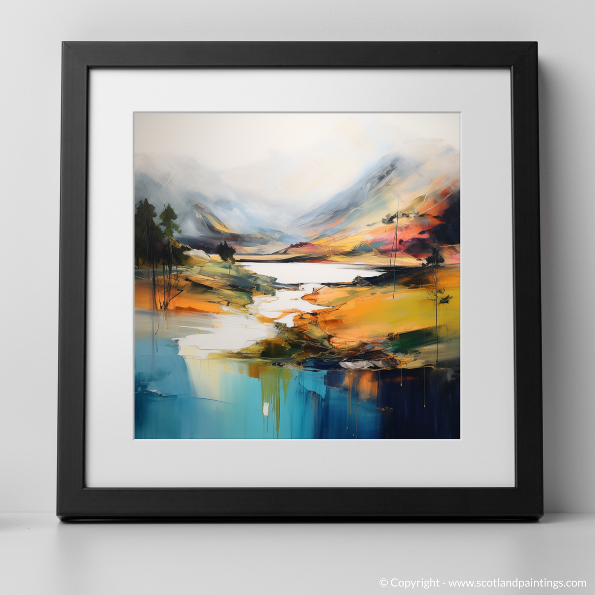 Highland Essence: An Abstract Ode to Glen Affric – Scotland Paintings ...