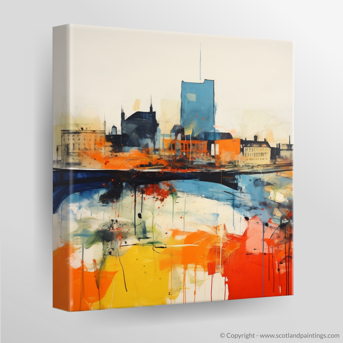 Glasgow's Vibrant Spirit: An Abstract Ode to Strathclyde – Scotland ...