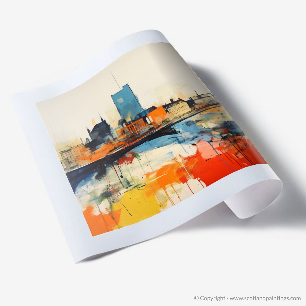 Glasgow's Vibrant Spirit: An Abstract Ode to Strathclyde – Scotland ...