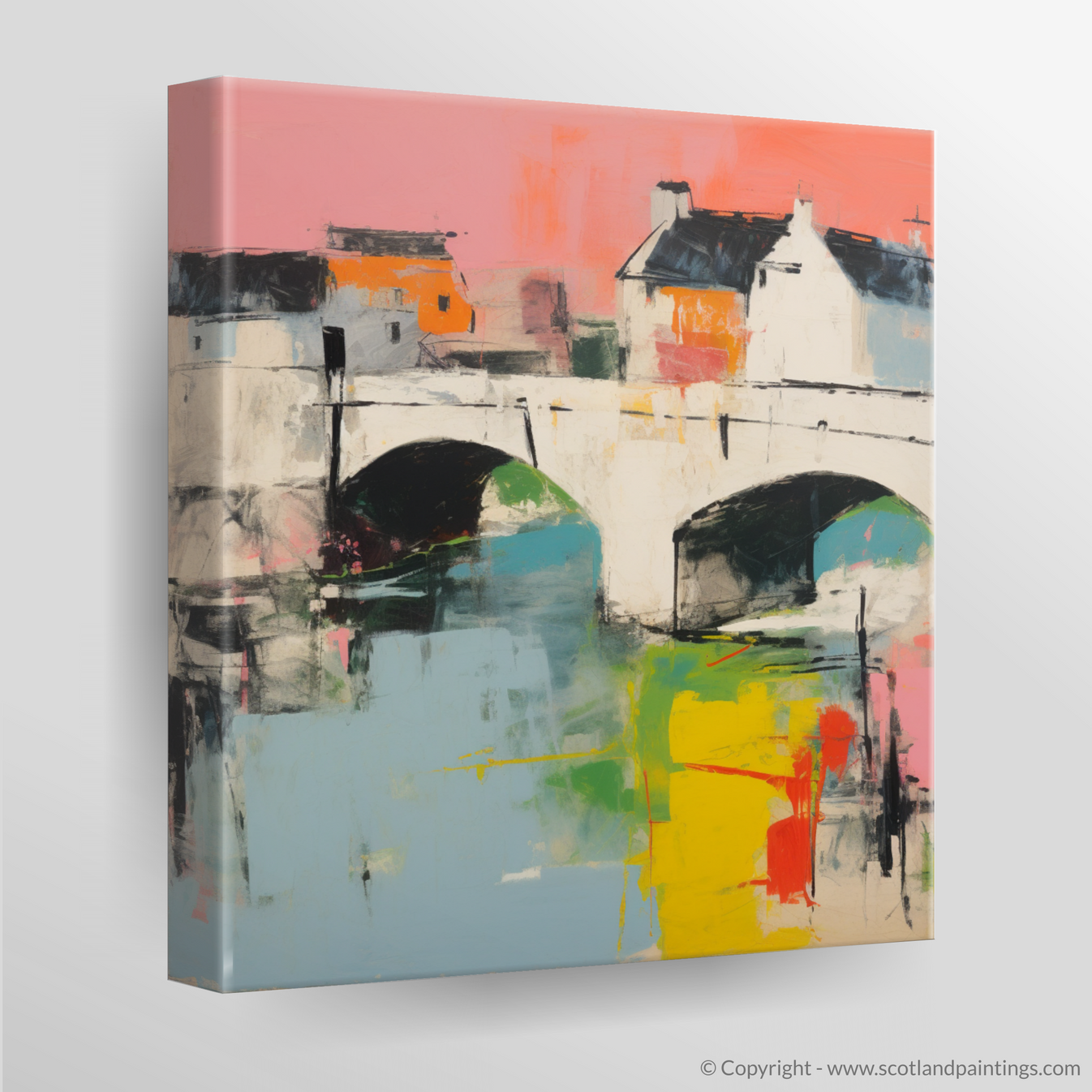 Aberdeen's Old Brig O'Dee: An Abstract Adventure – Scotland Paintings ...