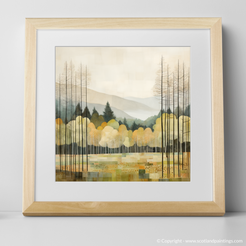 Abstract Whispers of Glenmore Forest – Scotland Paintings and Art Prints