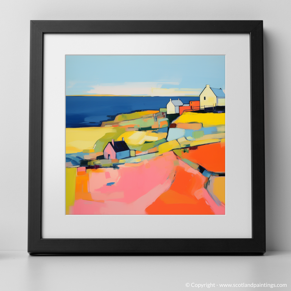 Cullen's Coastal Abstract: A Vibrant Reimagining of Scottish Village L ...