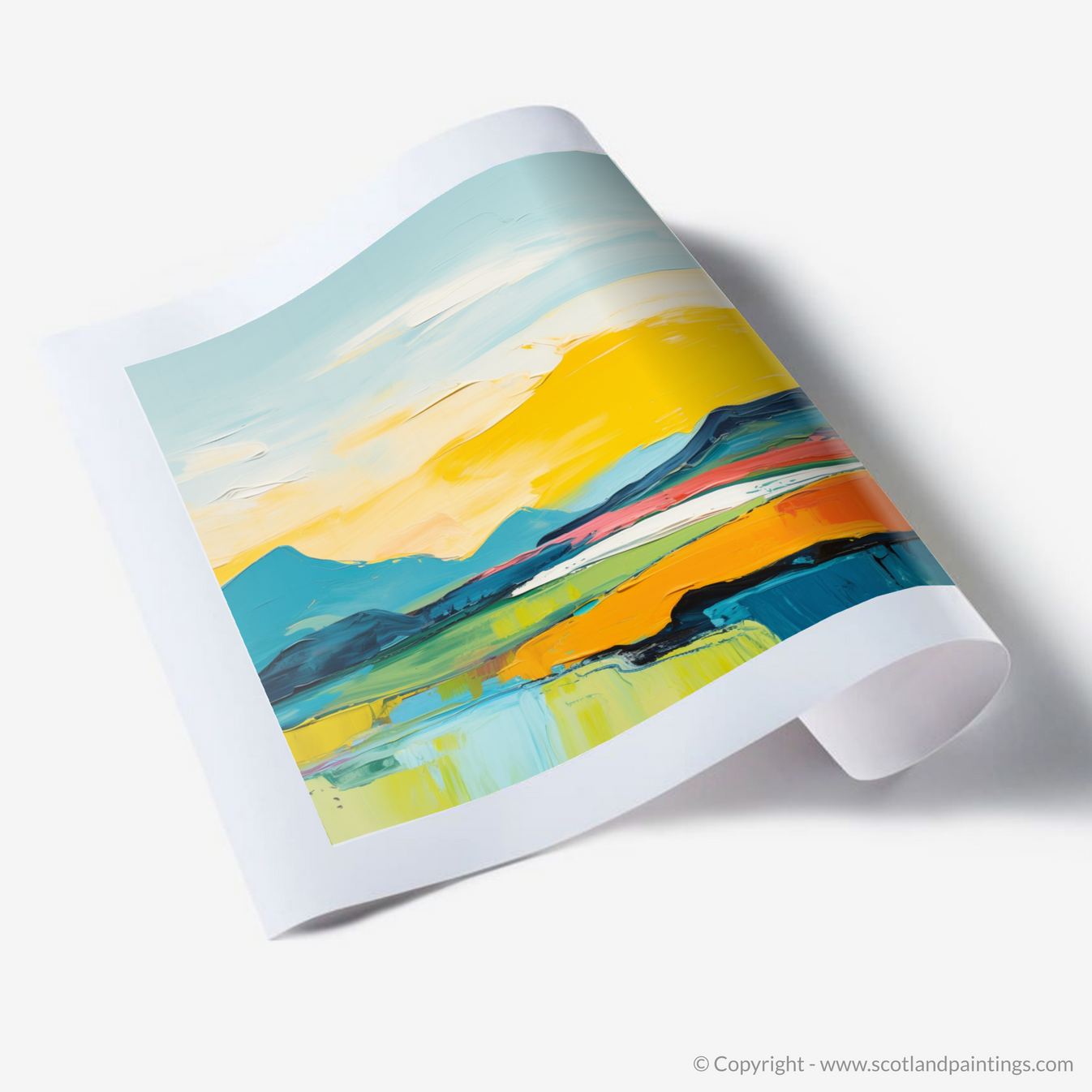Vibrant Homage to Stùc a' Chròin – Scotland Paintings and Art Prints