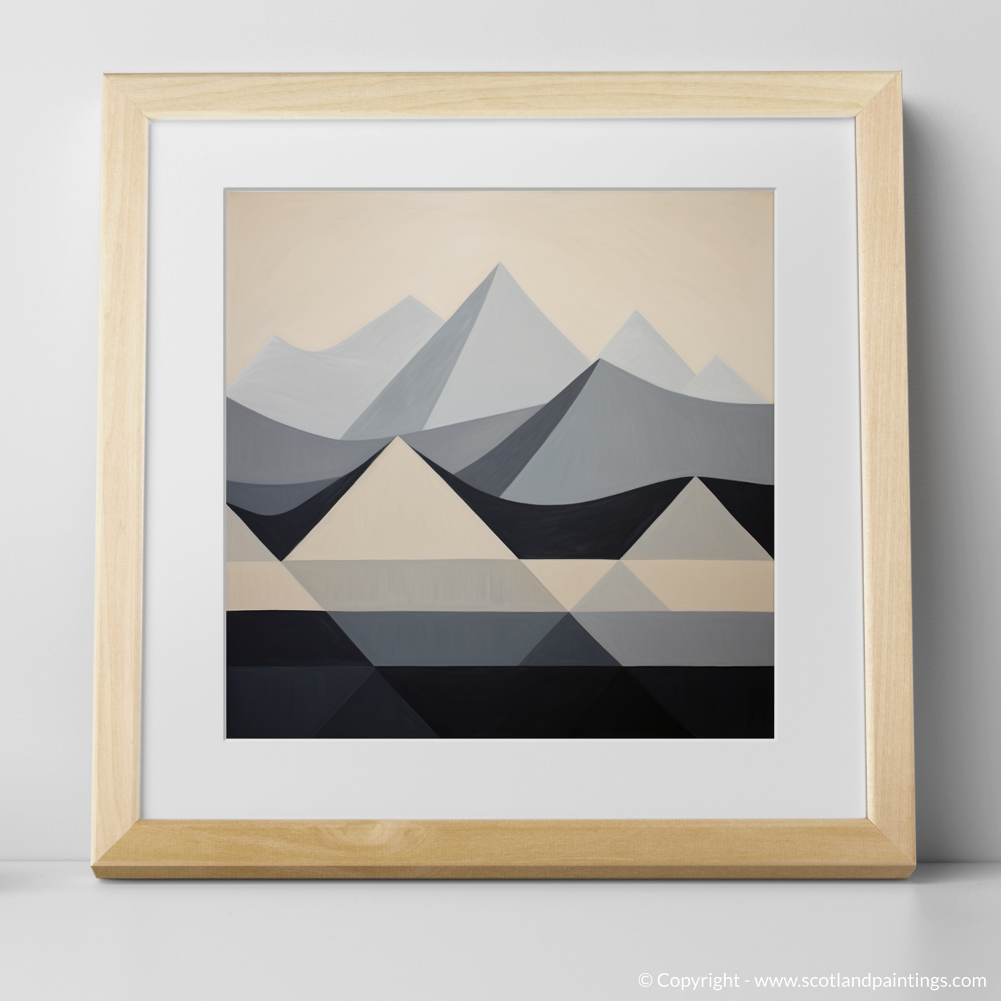 Painting and Art Print of Càrn Gorm entitled "Càrn Gorm Abstract Majes ...